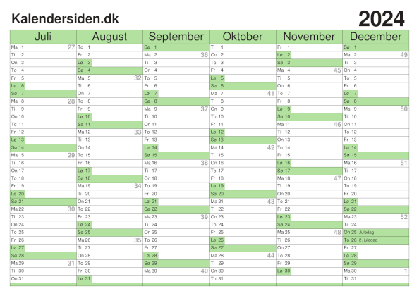 Kalendersiden: print-selv kalender